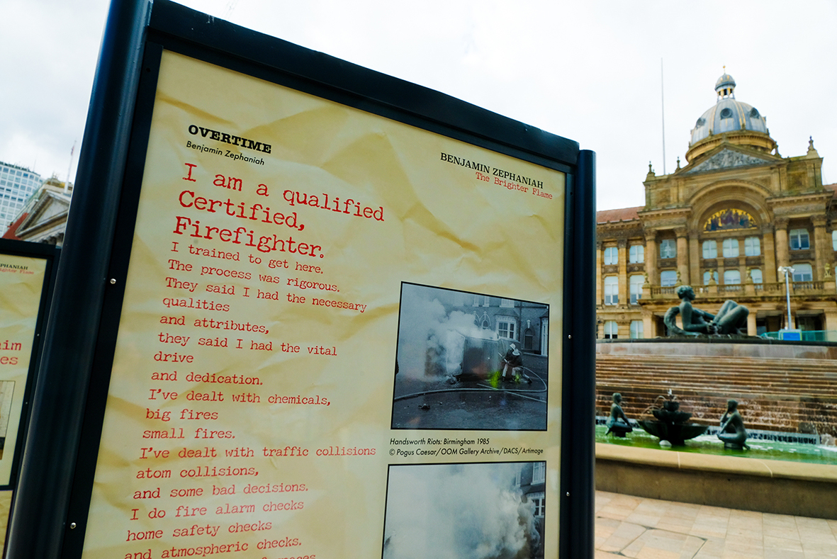 Benjamin Zephaniah exhibition on display in Victoria Square - Central ...