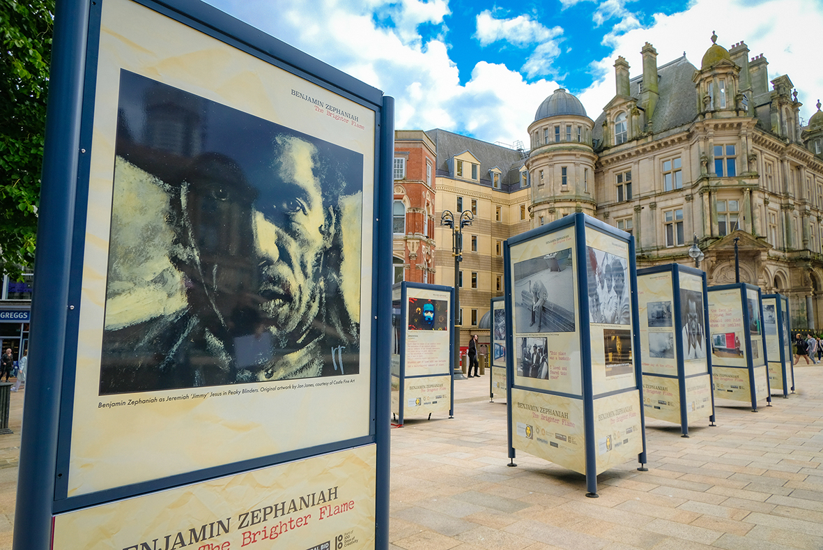 Benjamin Zephaniah exhibition on display in Victoria Square - Central ...