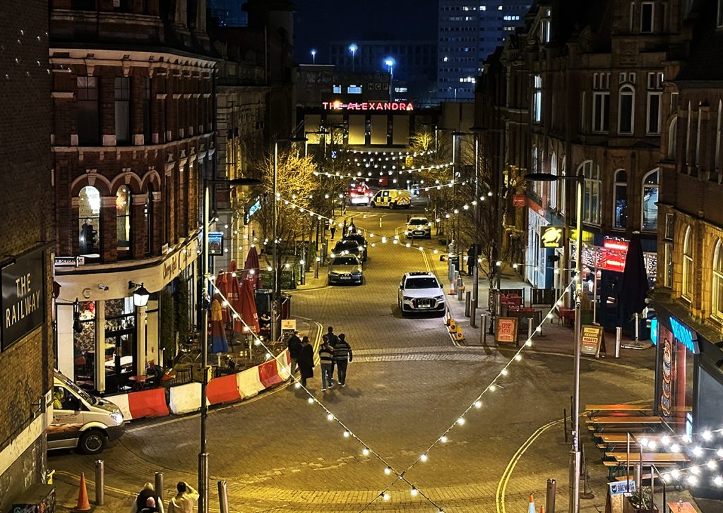 Welcome to John Brighter Street! BID installs new lighting on popular ...